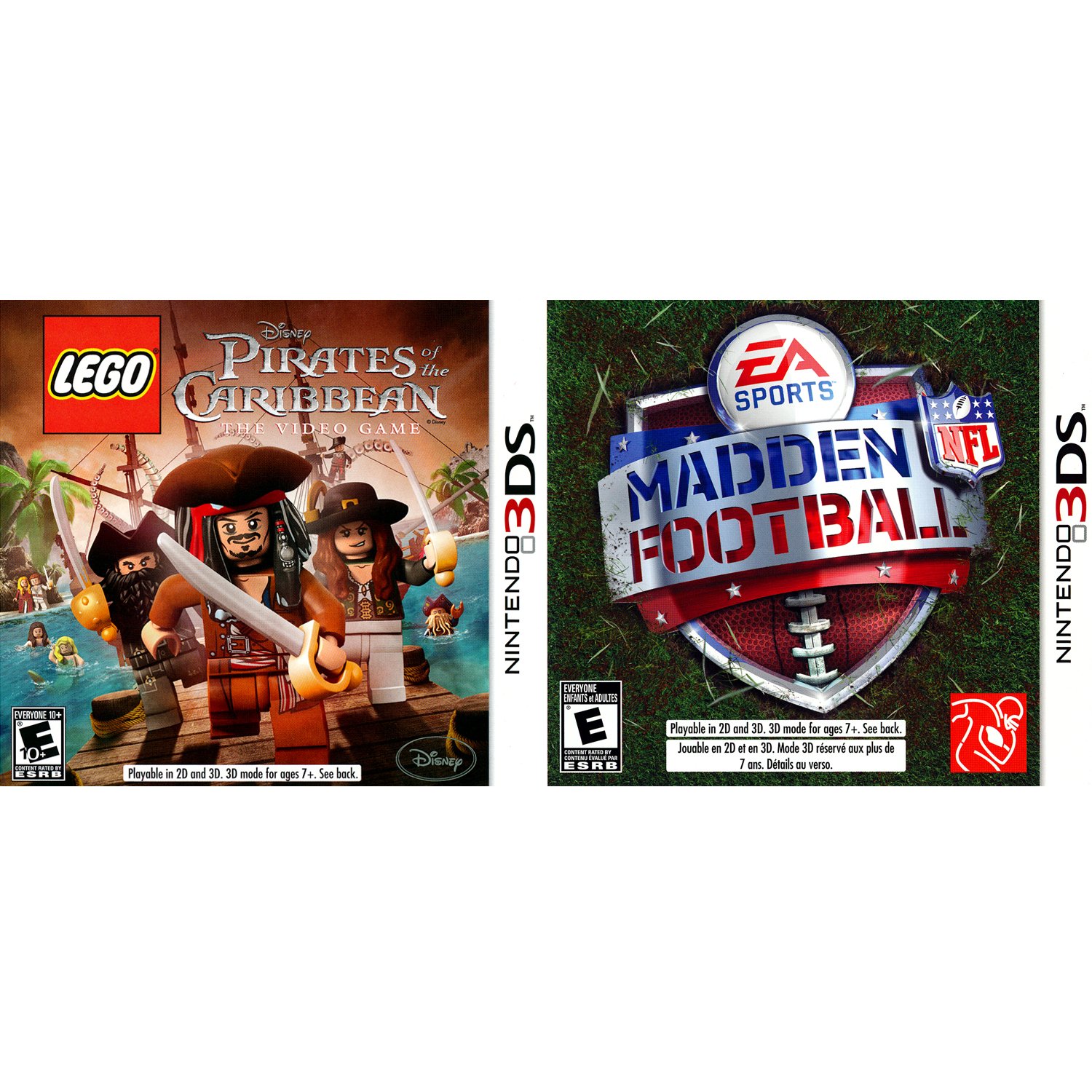 Madden NFL 3DS/Lego Pirates of the Caribbean 3DS 2-Pack