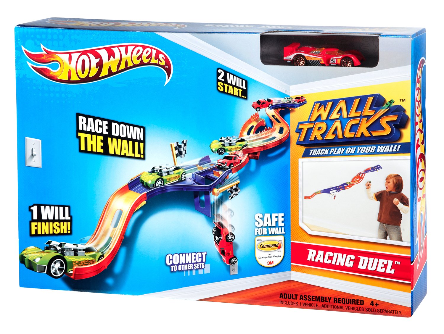 Hot Wheels Wall Tracks Racing Duel Track Set