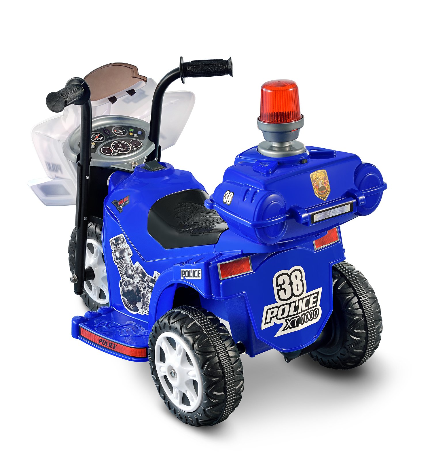 Kid Motorz Lil Patrol 6V, Blue and White (0286)