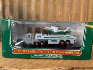 2012 hess miniature truck and airplane