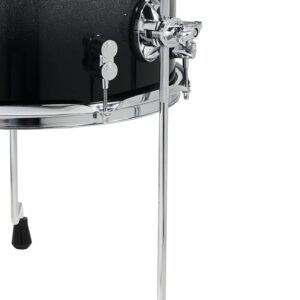 PDP By DW 7-Piece Concept Maple Shell Pack with Chrome Hardware Silver to Black Fade