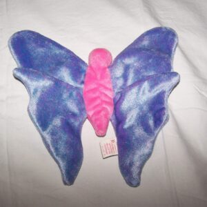 TY Beanie Babies Flitter the Butterfly - Periwinkle and Pink