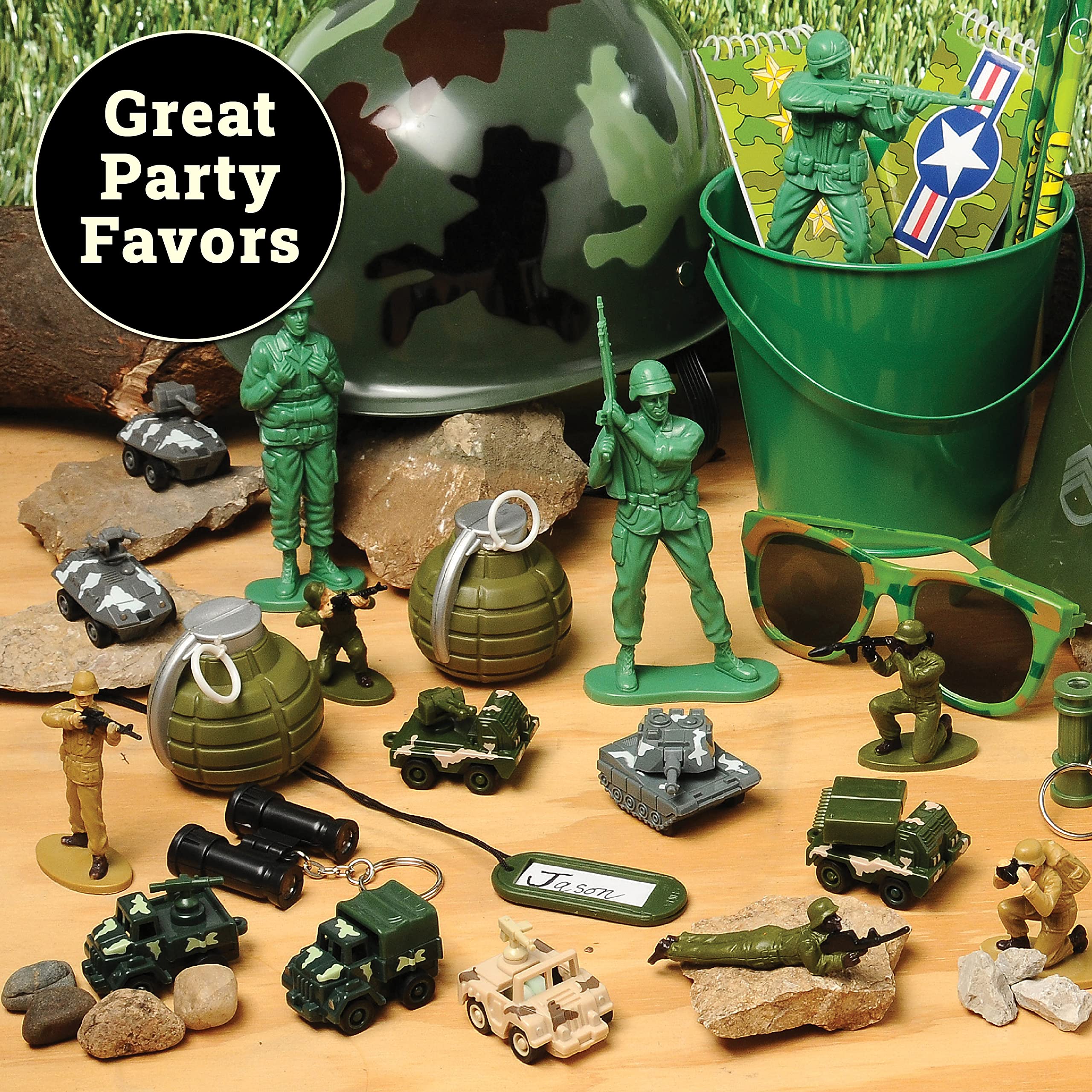 Kid Fun Pull Back Tanks, Army Toys for Imaginative Play, Use Toy Cars with Little Army Men, Toys for Kids, Ages 3 Years