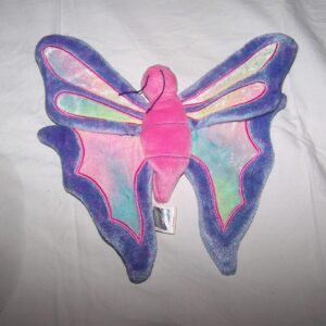 TY Beanie Babies Flitter the Butterfly - Periwinkle and Pink