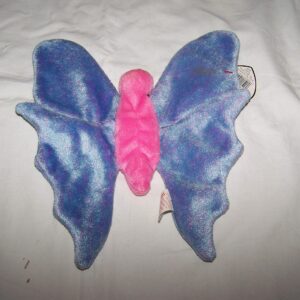 TY Beanie Babies Flitter the Butterfly - Periwinkle and Pink