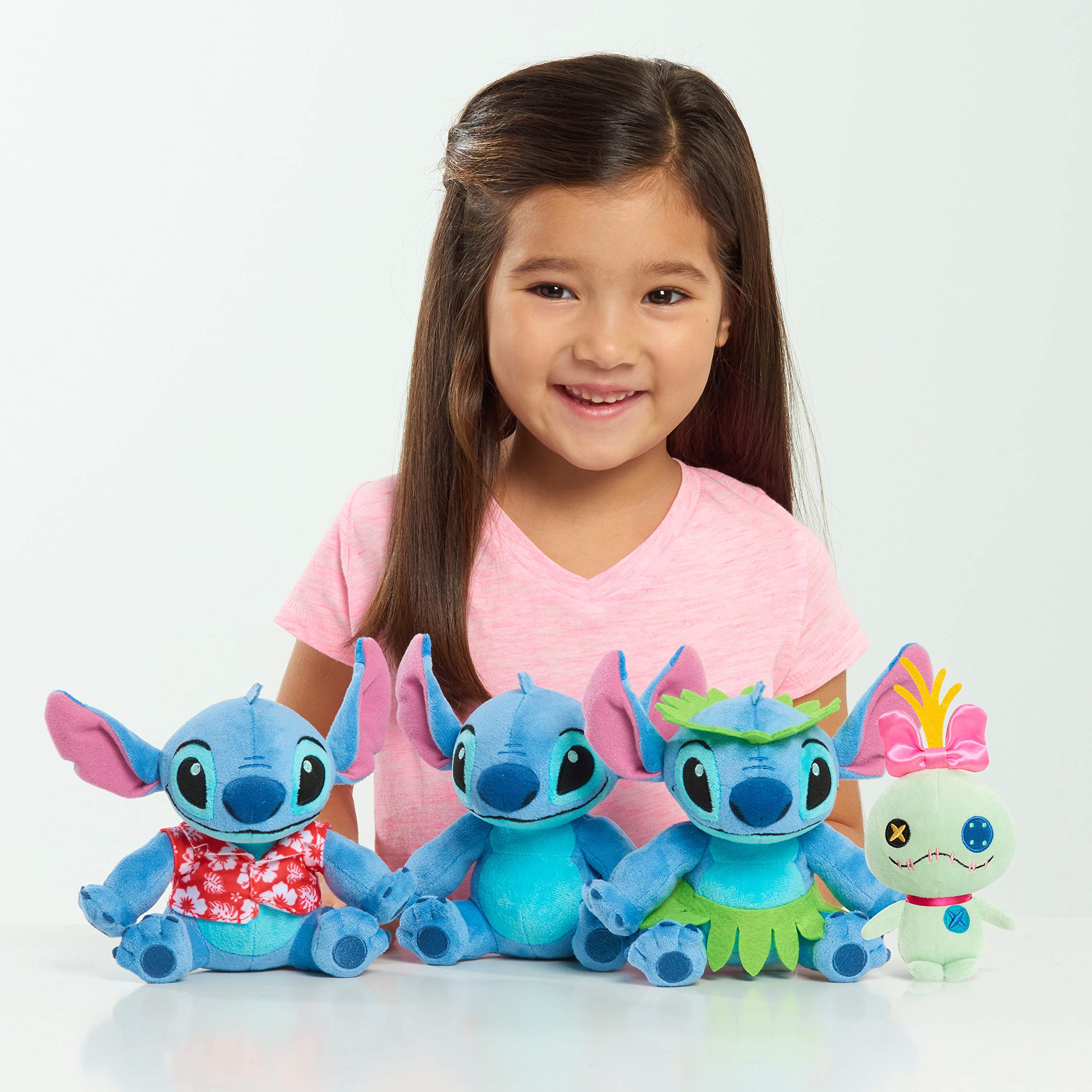 Just Play Disney Lilo & Stitch Bean Plush, Kids Toys for Ages 2 Up