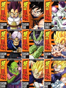 dragonball z complete seasons 1-9 box sets (9 box sets)