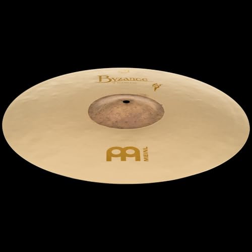 Meinl Cymbals Byzance 18" Vintage Sand Thin Crash, Benny Greb Signature — Made in Turkey — Hand Hammered B20 Bronze, 2-Year Warranty, Sandblasted, (B18SATC)