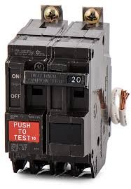 general electric thqb2120gf two pole, 20 amp gfci circuit breaker, 240v (bolt-on)