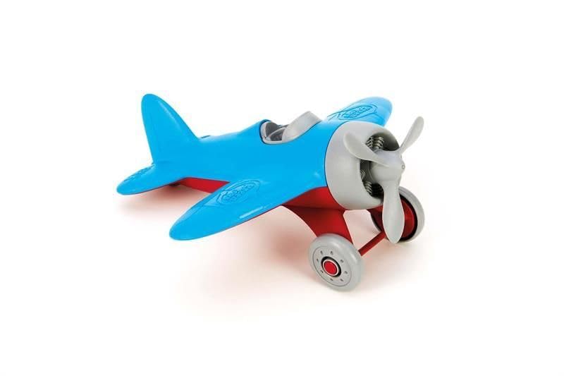 Green Toys Airplane - BPA, Phthalates Free, Blue Air Transport Toy for Introducing Aeronautical Knowledge, Improving Grasping Power. Toy Vehicles