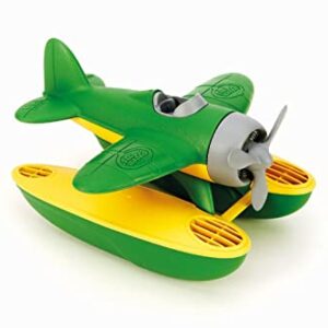 Green Toys Seaplane in Green Color - BPA Free, Phthalate Free Floatplane for Improving Pincers Grip. Toys and Games ,9 x 9.5 x 6 inches