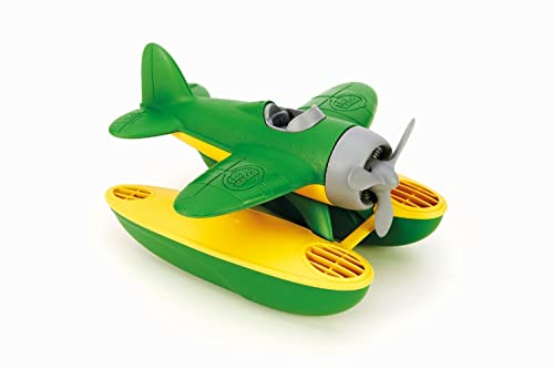 Green Toys Seaplane in Green Color - BPA Free, Phthalate Free Floatplane for Improving Pincers Grip. Toys and Games ,9 x 9.5 x 6 inches