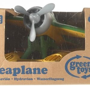 Green Toys Seaplane in Green Color - BPA Free, Phthalate Free Floatplane for Improving Pincers Grip. Toys and Games ,9 x 9.5 x 6 inches