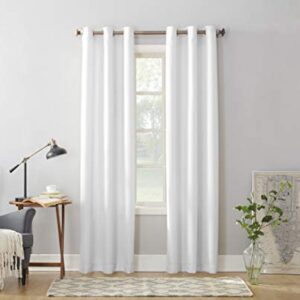 No. 918 Montego Casual Textured Semi-Sheer Grommet Curtain Panel