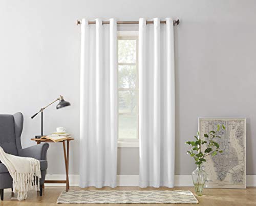 No. 918 Montego Casual Textured Semi-Sheer Grommet Curtain Panel