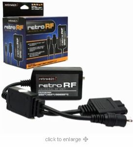 retro-bit universal rf switch nes/snes/gen2/n64 system - nintendo 64