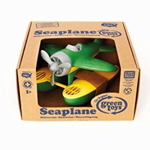 Green Toys Seaplane in Green Color - BPA Free, Phthalate Free Floatplane for Improving Pincers Grip. Toys and Games ,9 x 9.5 x 6 inches