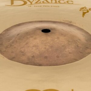 Meinl Cymbals Byzance 18" Vintage Sand Thin Crash, Benny Greb Signature — Made in Turkey — Hand Hammered B20 Bronze, 2-Year Warranty, Sandblasted, (B18SATC)