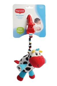 tiny love smarts clip on toy, chloe cow