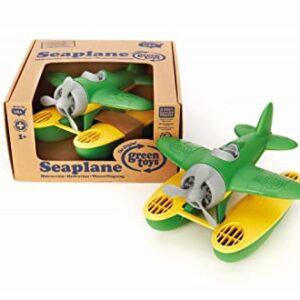 Green Toys Seaplane in Green Color - BPA Free, Phthalate Free Floatplane for Improving Pincers Grip. Toys and Games ,9 x 9.5 x 6 inches