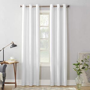 no. 918 montego casual textured semi-sheer grommet curtain panel