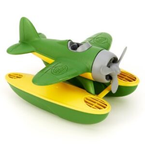 Green Toys Seaplane in Green Color - BPA Free, Phthalate Free Floatplane for Improving Pincers Grip. Toys and Games ,9 x 9.5 x 6 inches