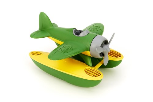 Green Toys Seaplane in Green Color - BPA Free, Phthalate Free Floatplane for Improving Pincers Grip. Toys and Games ,9 x 9.5 x 6 inches