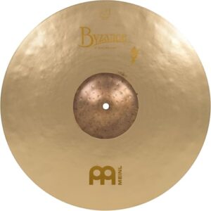 meinl cymbals byzance 18" vintage sand thin crash, benny greb signature — made in turkey — hand hammered b20 bronze, 2-year warranty, sandblasted, (b18satc)