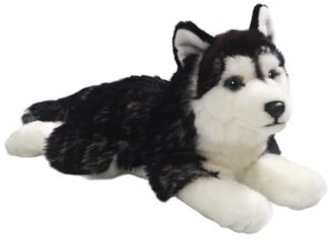 carl dick husky 14 inches, 32cm overall length, plush toy, soft toy, stuffed animal 2783