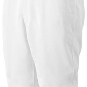 Mizuno Youth Select Short Knicker Baseball Pant, Below the Knee Fit (White, X-Large)