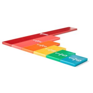 hand2mind Plastic Rainbow Fraction Tiles, Montessori Math Materials, Fraction Manipulatives, Unit Fraction, Fraction Bars Math Manipulatives, Fraction Games, Homeschool Supplies (15 Sets of 51 Pieces)