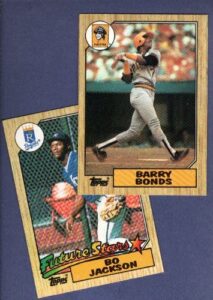 topps 1987 baseball card set, contains one complete set