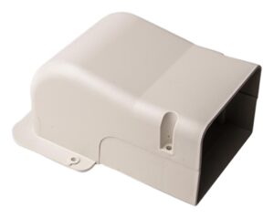 diversitech speedichannel 4" wall penetration cover, 5.75" x 4" x 7.5" (230-wc4)