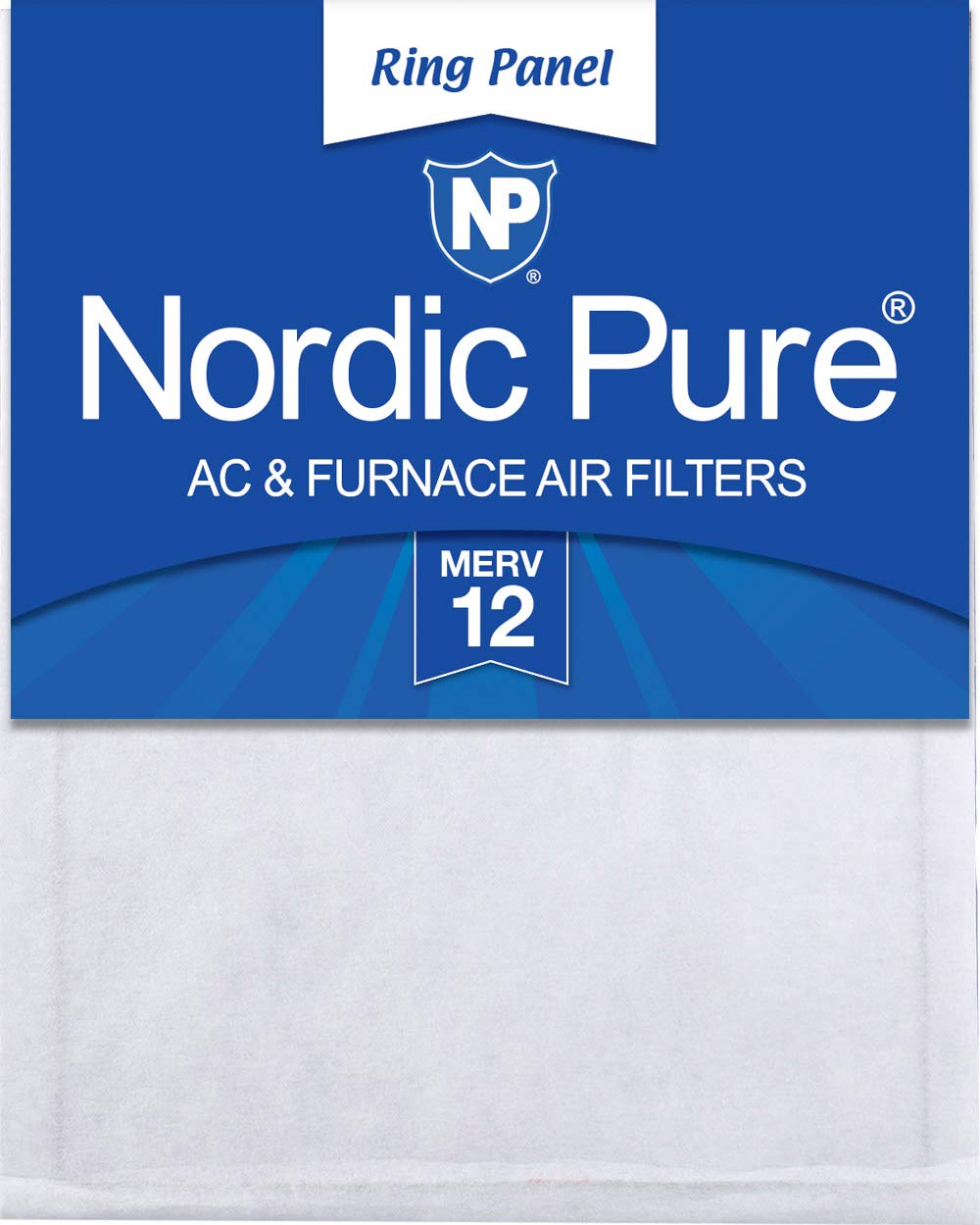 Nordic Pure 10x30x1/2 MERV 12 Half Inch Panel AC Furnace Air Filters, 6 Pack, 9 1/2 x 29 1/2 x 1/2 (9.5 x 29.5 x 0.5), 6 Count