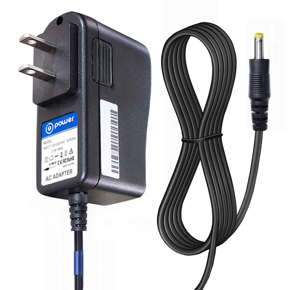 T POWER 9V Charger for Polaroid Portable DVD Player PDM-0711 0714 PDV-0701A PDX0074 PDV0700 DVD Player PDM-0855 PDV0700S PDV0703C Ac Dc Adapter Power Supply