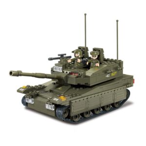 sluban merkava tank 344 pieces building blocks set