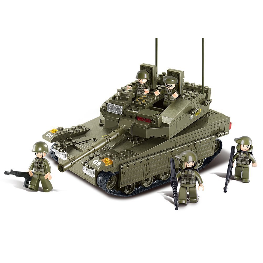 Sluban Merkava Tank 344 Pieces Building Blocks Set