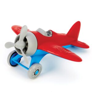 Green Toys Airplane - BPA Free, Phthalates Free, Red Aero Plane for Improving Aeronautical Knowledge of Children. Toys and Games