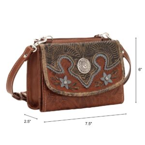 American West Desert Wildflower Small Crossbody Bag/Wallet