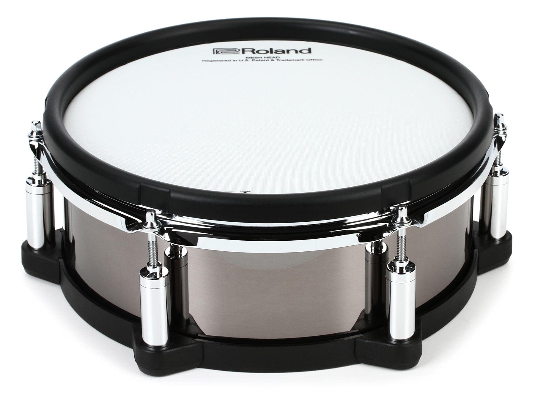 Roland PD-108 Electronic Drum V-Pad, 10-Inch, Black-Chrome