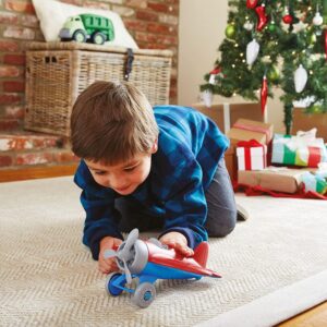 Green Toys Airplane - BPA Free, Phthalates Free, Red Aero Plane for Improving Aeronautical Knowledge of Children. Toys and Games