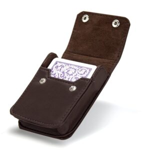 brybelly single deck leather card case