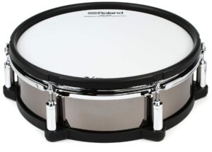 roland pd-128 electronic v-drum pad, 12-inch, black-chrome