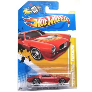 hot wheels 2012, '73 pontiac firebird red, 2012 new models, 16/247. 1:64 scale.