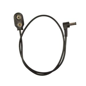 voodoo lab cable 2.1mm to battery snap right-straight 18"