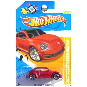 hot wheels 2012 new models 2012 volkswagen vw beetle bug red metallic