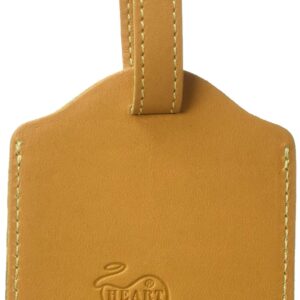 Rawlings | Heart of the Hide Luggage Tag | Tan | 4.5' x 2.5'