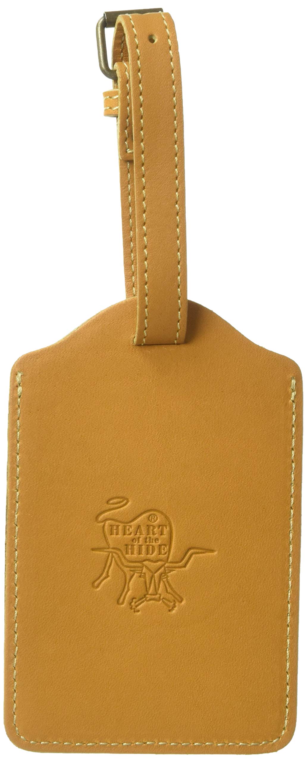 Rawlings | Heart of the Hide Luggage Tag | Tan | 4.5' x 2.5'