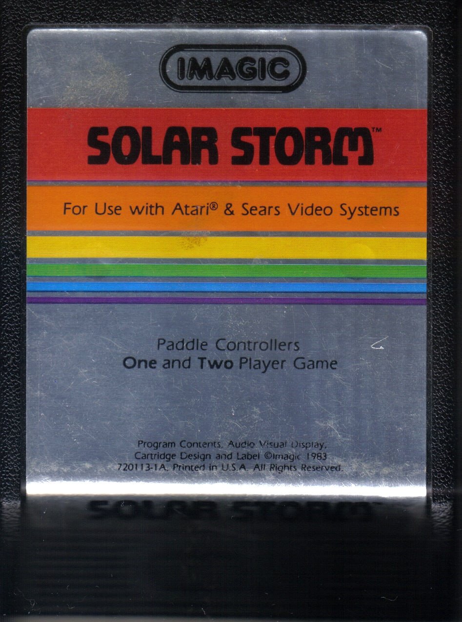 Solar Storm video game for Atari 2600 and Sears Video Game Systems