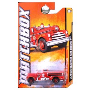 matchbox 2012 mbx old town classic seagrave fire engine truck red